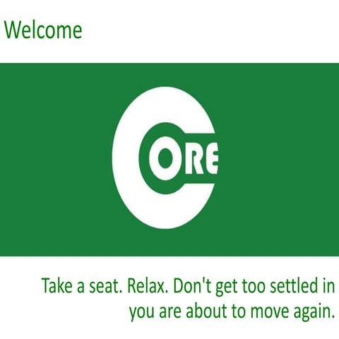 Core Hack Day Oct 2016 | PPT