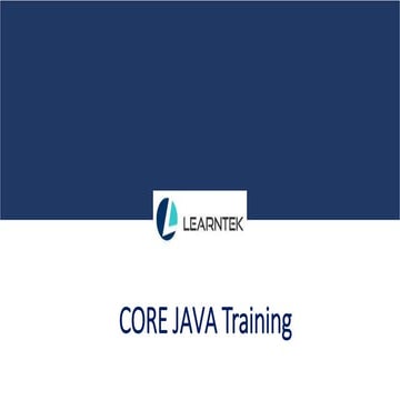 Core java | PDF