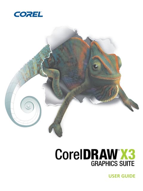 Corel draw 12 notes | PDF | Drawing and Sketching | Arts and Crafts