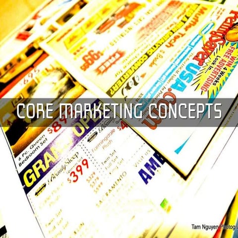 Core marketing concepts | PPT