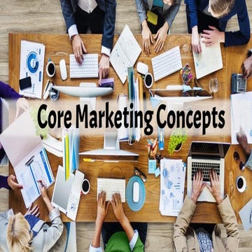 What are some Core Marketing Concepts? | PDF