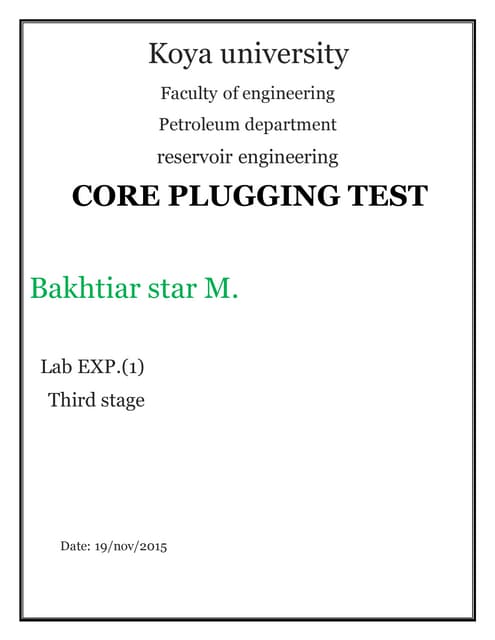 Mud balance test (drilling fluid lab test) | PDF