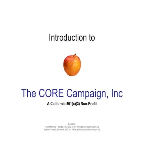 Core Presentation | PDF