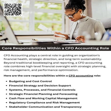 Core Responsibilities Within a CFO Accounting Role | PDF
