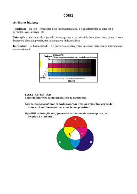 Estudo das Cores 5º Ano EF | PPT