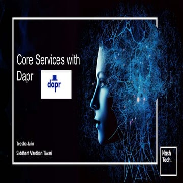 Core Service With Dapr Presentation Pptx