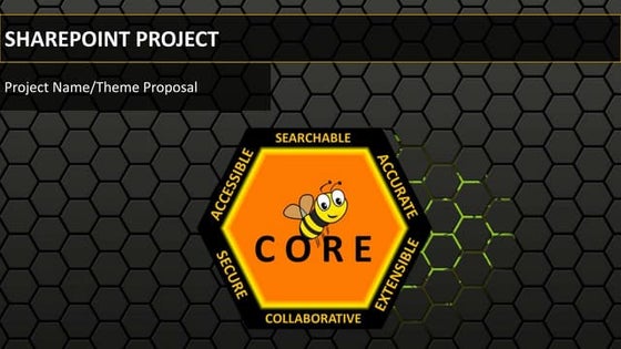 CORE Sharepoint Proposal | PPTX