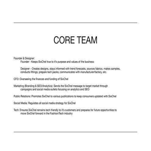 Core team pdf | PDF