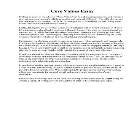 Core Values Essay.pdf