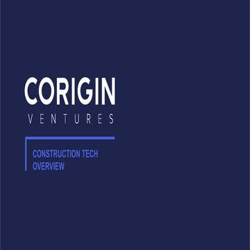 Corigin Construction Tech | PPT