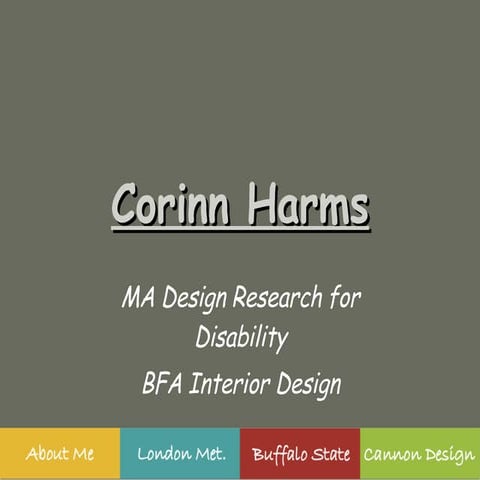 Corinn Harms, Portfolio Selections | PPT