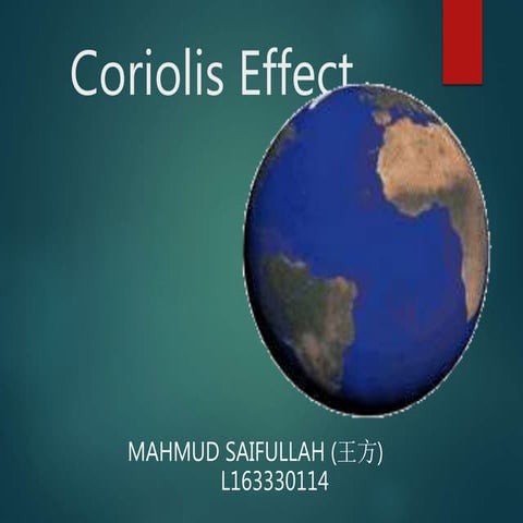 Coriolis effect | PPTX