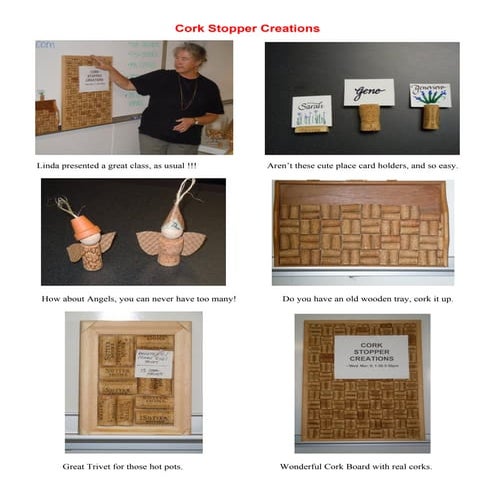 Cork Stopper Creations | DOC