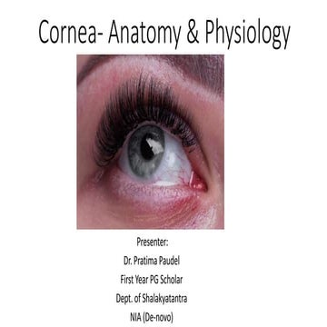 Cornea- Anatomy & Physiology.pptx
