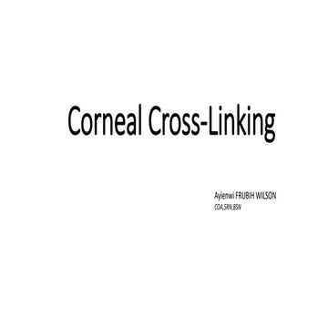 Corneal Cross-Linking .pptx