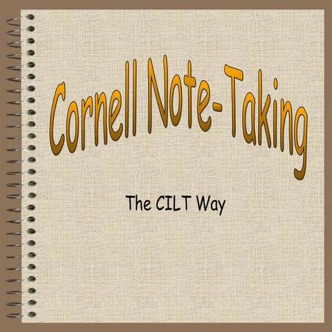 Cornell notes anson new tech | PPT