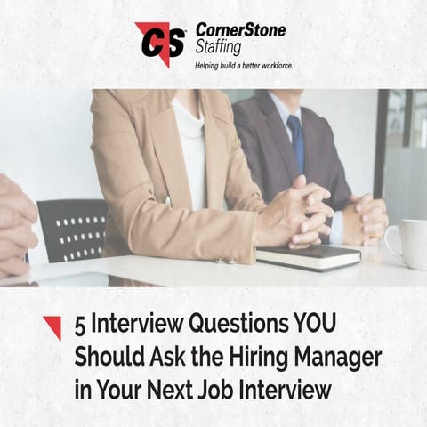 5 Interview Questions YOU Should Ask | PDF