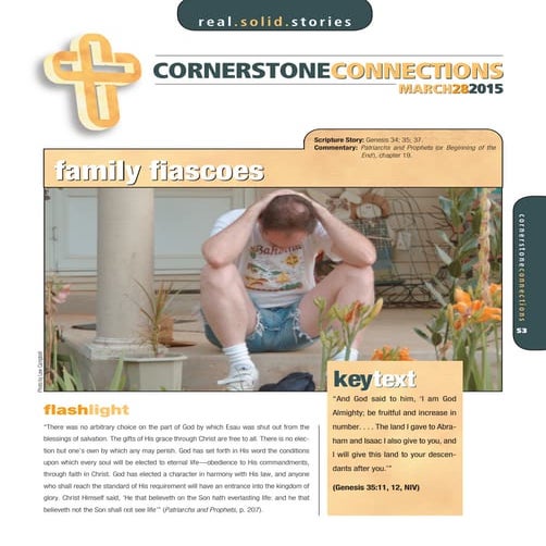 Lesson 13 | Cornerstone Connections | Sabbath School | PDF