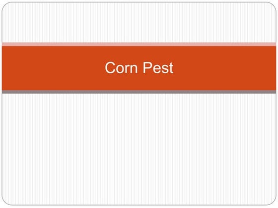 Entomology crop pest attack and it's management | PPT