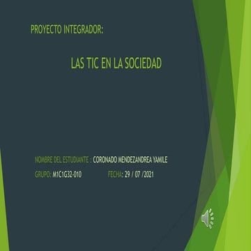 Proyecto Integrador | PPTX