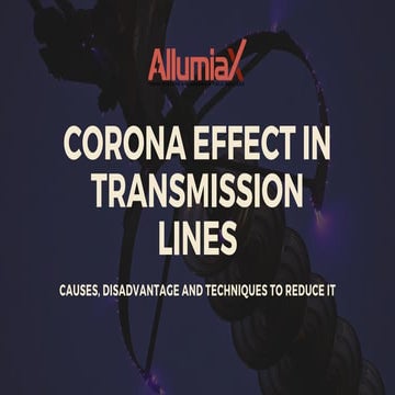 CORONA EFFECT IN TRANSMISSION LINE | PDF