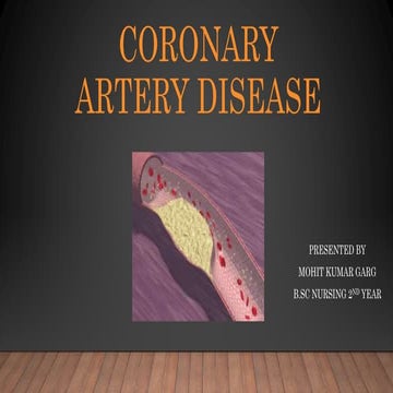 CORONARY ARTERY DISEASE.pptx