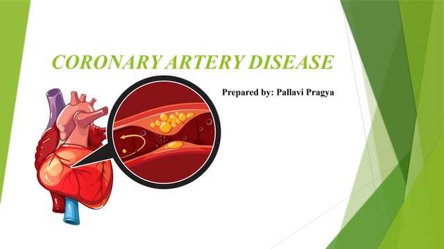 Case presentation on coronary artery disease | PPTX