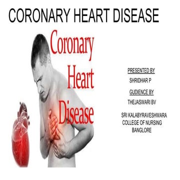 Coronary heart disease | PPT