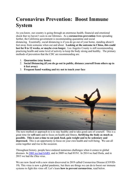 Your Checklist to Increase Immunity | PPT