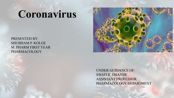 Coronavirus (covid 19) | PPT