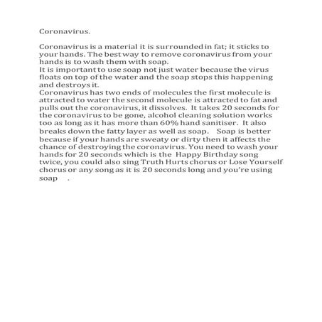 Coronavirus seth homework | PDF