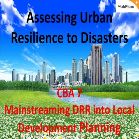 Assessing Urban Resilience to Disasters | PDF