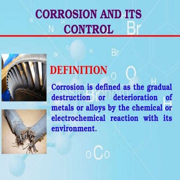 Corrosion Definition