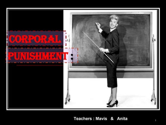 Corporal Punishment, School Law | PPT