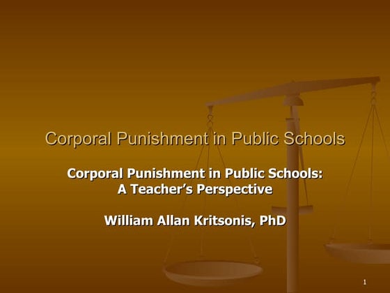 Corporal punishment ppt | PPTX