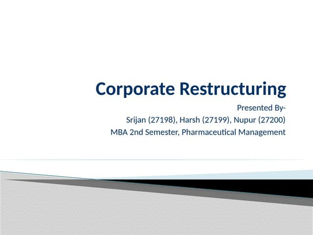 137890385-Corporate-Restructuring-Ppt.pptx