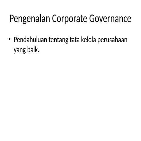 Powerpoint Indo Corporate Governance 1 Pptx