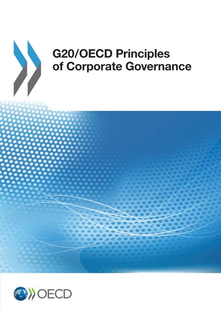 Revised G20-OECD Principles of Corporate Governance | PPTX