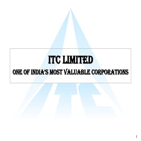 Itc corporate-presentation | PDF