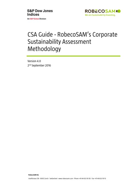 ESG Integration Case Studies (SASB Edition) | PPT