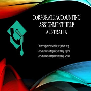 Australia’s Best Accounting Assignment Help for University Students | PDF