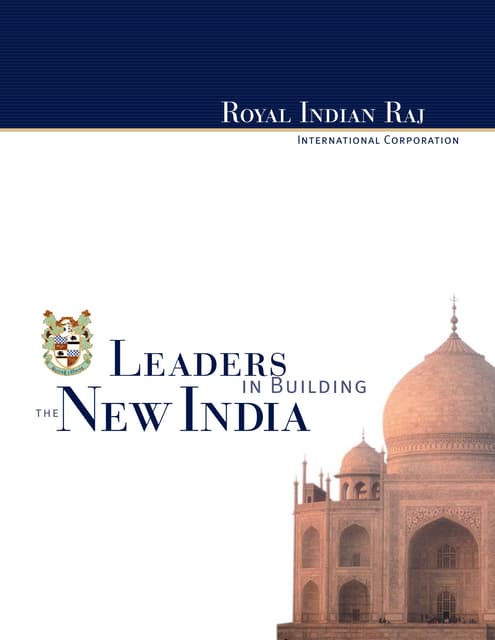 Mehfil Magazine - Royal Indian Raj Building India for the New ...