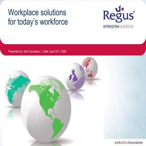 Regus Corporate Presentation | PPT