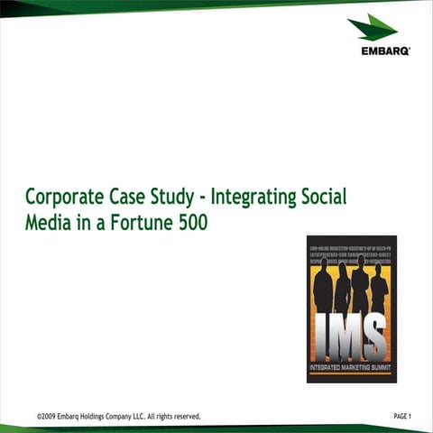 Embarq Brand Channel - OMMA Hollywood Panel | PPT