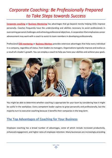 COACHING SKILLS POWERPOINT | PPT