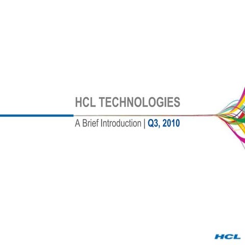 HCL: Corporate A Quick Snapshot | PPT