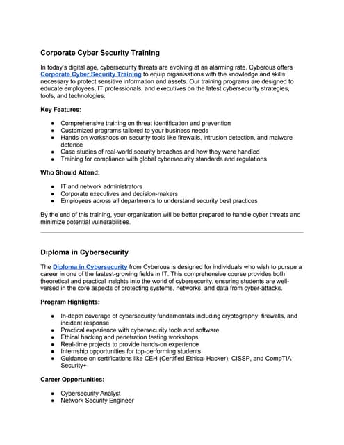 Cybersecurity flyer march 28 | PDF