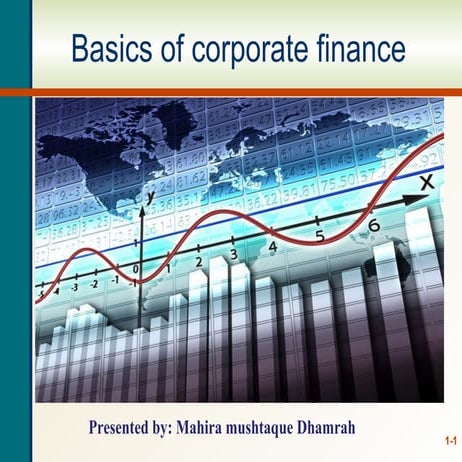 basics of corporate finance | PPT
