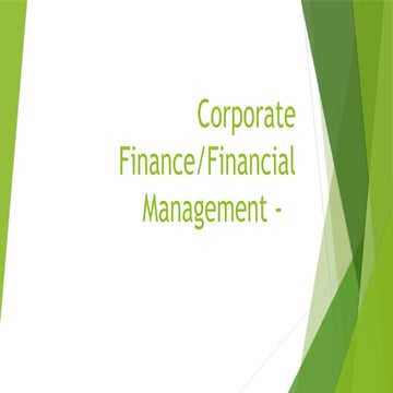 CORPORATE FINANCE & MGT - INTRODUCTION.pptx