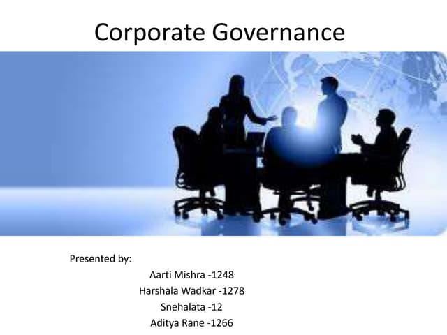 Revised G20-OECD Principles of Corporate Governance | PPTX